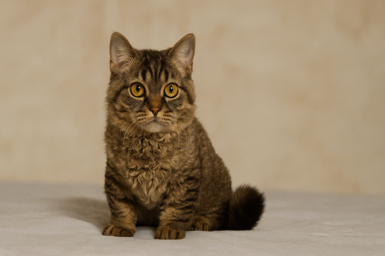 Skookum Cat: The Curly-Coated Dwarf with a Big Personality