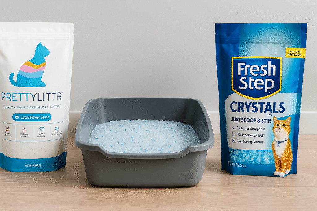 PrettyLitter vs Fresh Step Crystals: Which Crystal Litter Is Better?